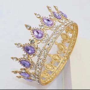 Accessories | Princess Crowns For Girls Crystal Queen Crown Birthday ...